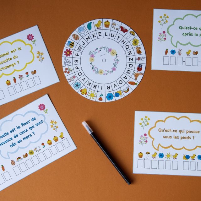 Mes messages printaniers à décoder - Un jour un jeu