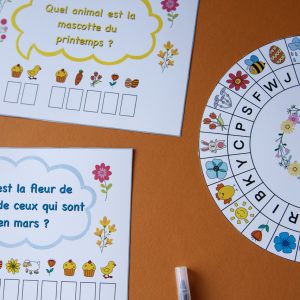 Mes messages printaniers à décoder - Un jour un jeu