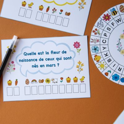 Mes messages printaniers à décoder - Un jour un jeu