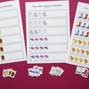 Mes suites logiques du printemps à compléter - Un jour un jeu