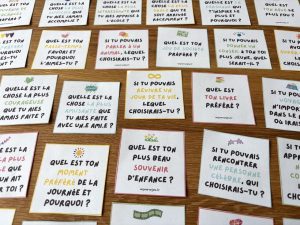 Mes cartes de conversation familiale - Un jour un jeu