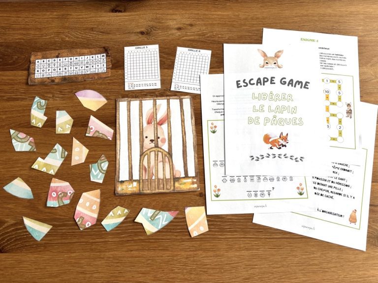 Escape game : Le lapin de Pâques - Un jour un jeu
