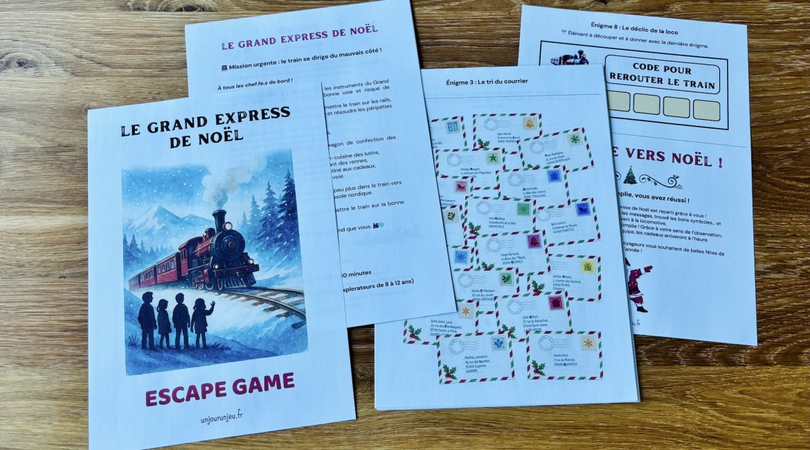Escape Game : Le Grand Express de Noël - Un jour un jeu